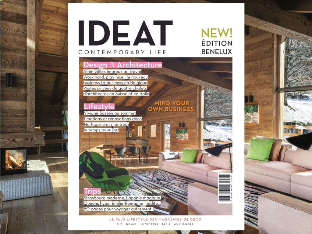 Notre cinquième numéro en un coup d'œil - IDEAT Benelux – Le plus lifestyle des magazines de déco